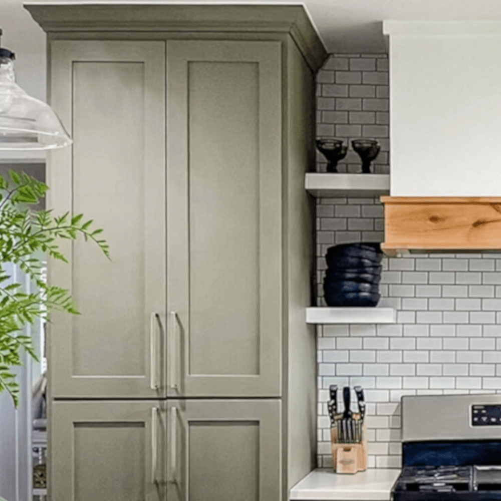 Sage Green Shaker Kitchen Cabinets – Riley & Higgs
